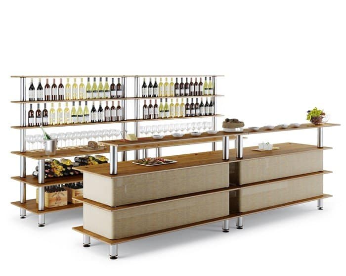 DOUBLE BAR STATION | PORTABLE BAR - Mogogo F&B Furniture