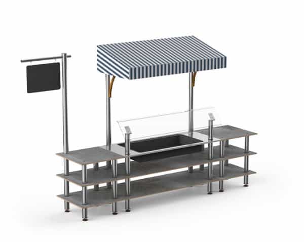 CLASSIC CURVED BUFFET STATION - Mogogo F&B Furniture