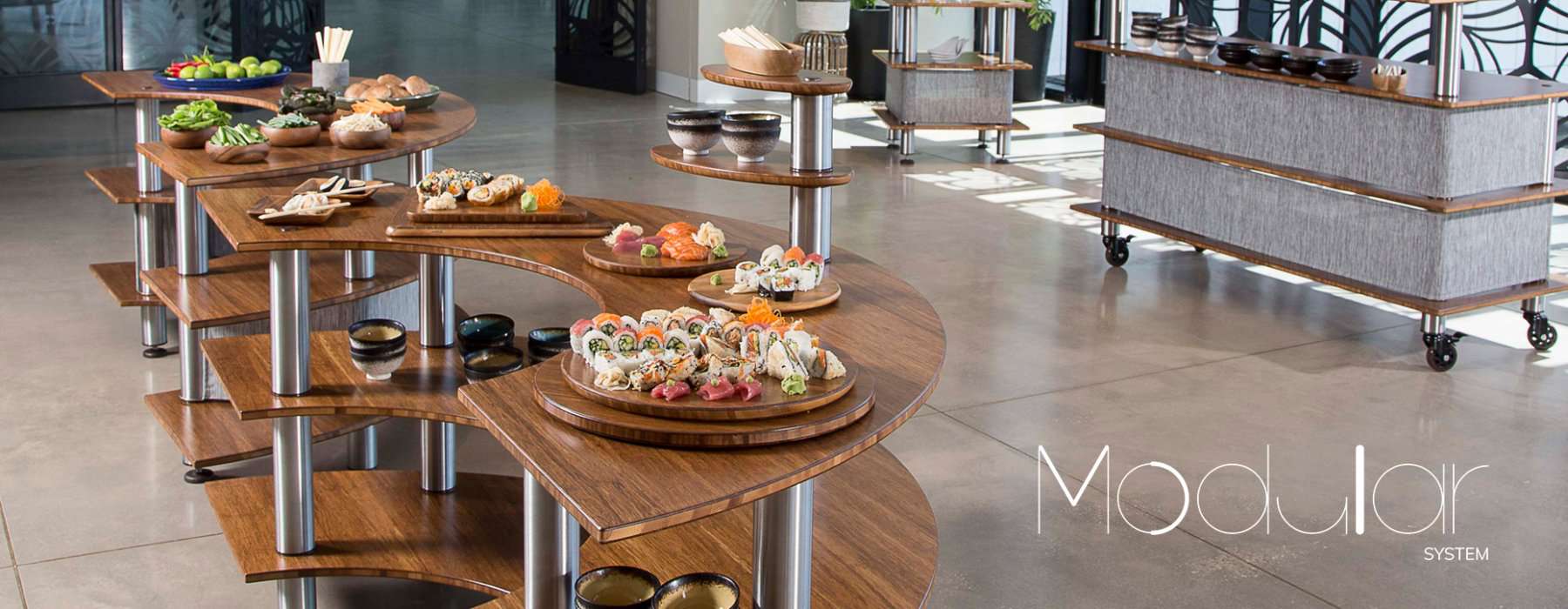 Professional Buffet Tables and Banquet Solutions - Mogogo F&B Furniture