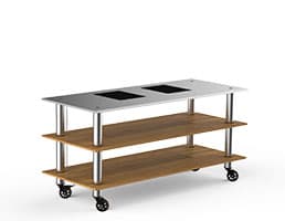 Classic Range: Linenless & Mobile F&B Banquet Tables - Mogogo F&B Furniture