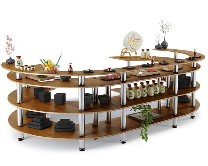 Open C Serving Station - Mogogo F&B Furniture