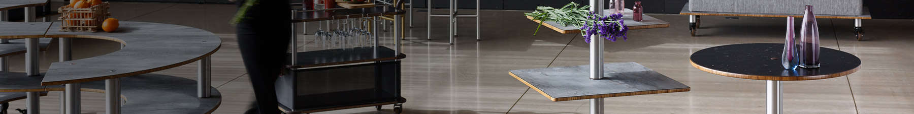 POLO Tables: coffee & Bar Tables for Catering Events - Mogogo F&B Furniture