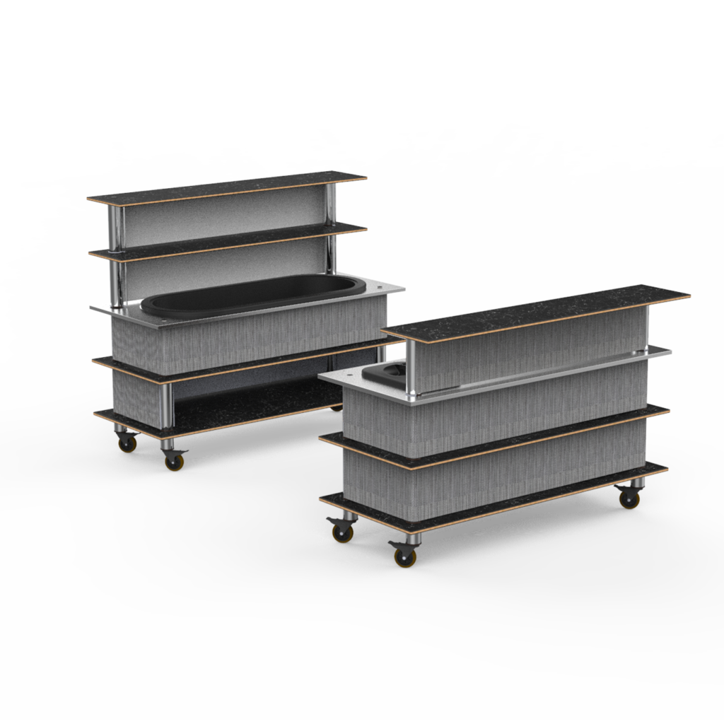 PRO BAR & BACK BAR COMBO - Mogogo F&B Furniture