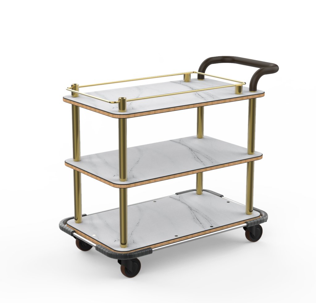TOP BORDER CART WITH LEATHER HANDLE AND HEAVY DUTY BUMPER - Mogogo F&B ...