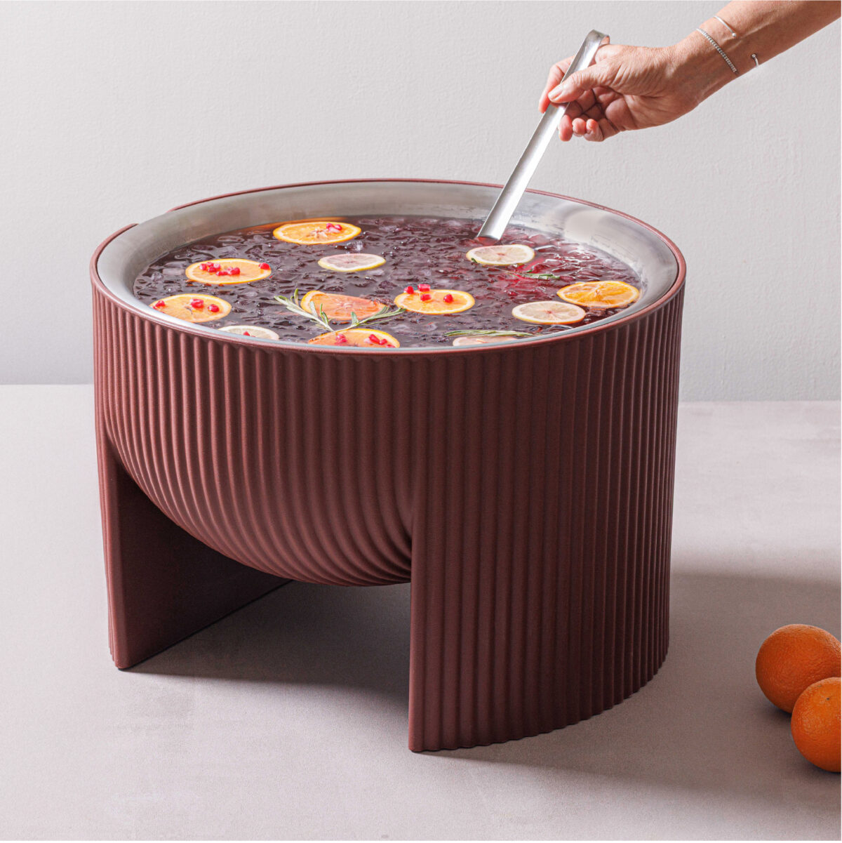 COUNTERTOP UNIT WITH STAINLESS STEEL BOWL - Mogogo F&B Furniture